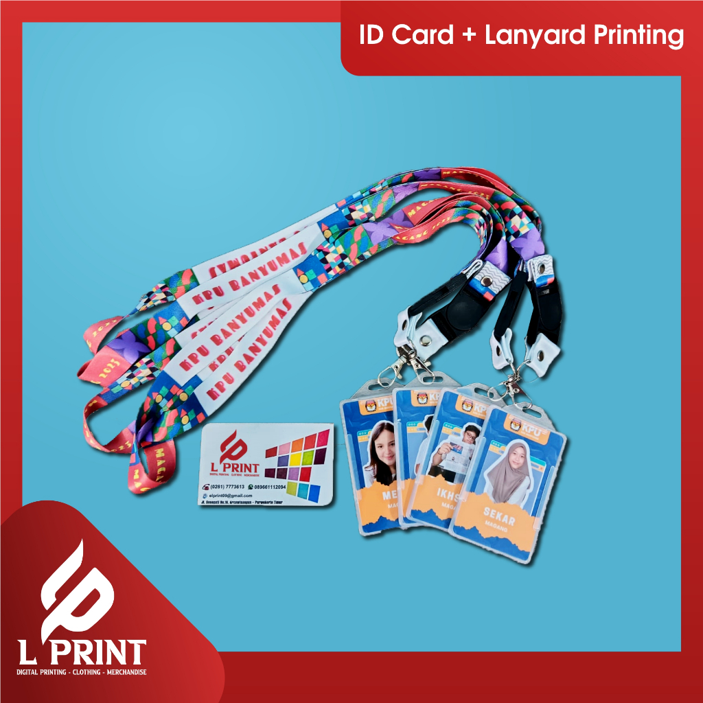 Jual Paket ID Card+Lanyard Printing(Gratis Card Holder) | Shopee Indonesia