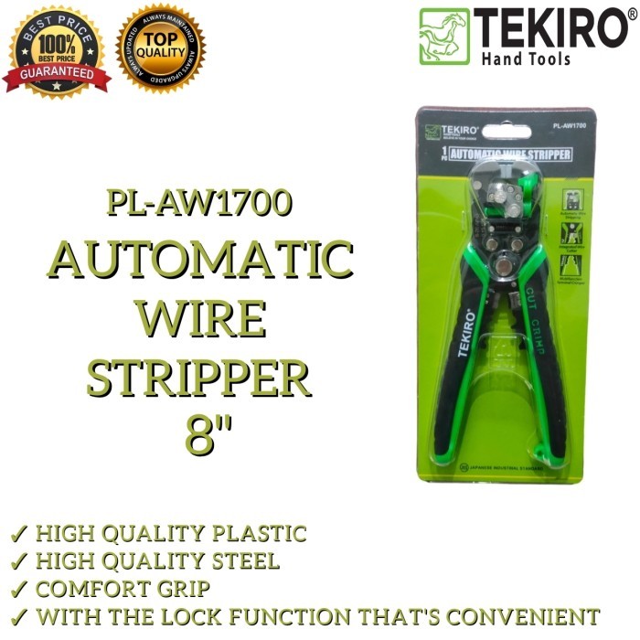 Jual Tang Kupas Kabel Tekiro Automatic Wire Stripper Tang Potong Kabel ...
