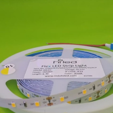 Jual Hiled Led Strip 2835 12v 3000k 60Led 2700k 4000k 6500k | Shopee ...