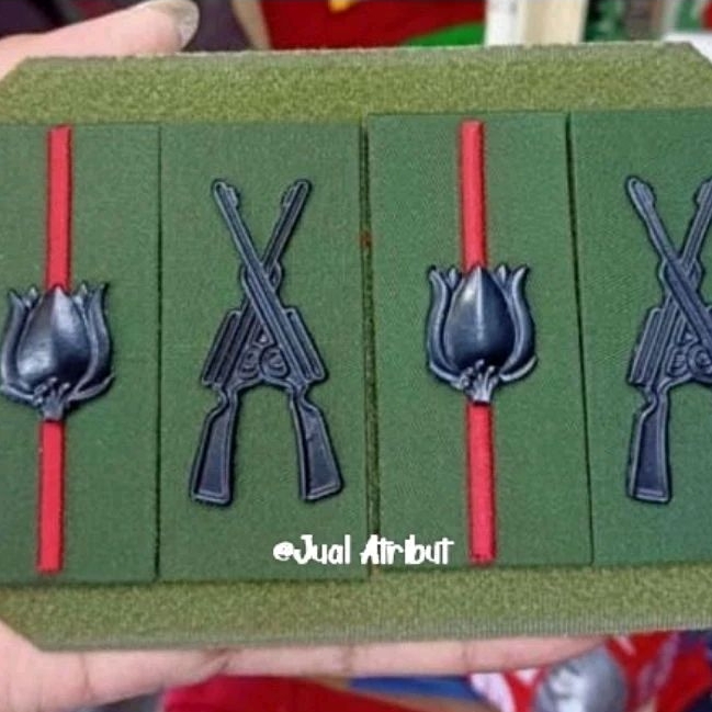 Jual Pangkat Kerah Baju PDL TNI/PDL MATRA Darat MAYOR INFANTERI logam ...
