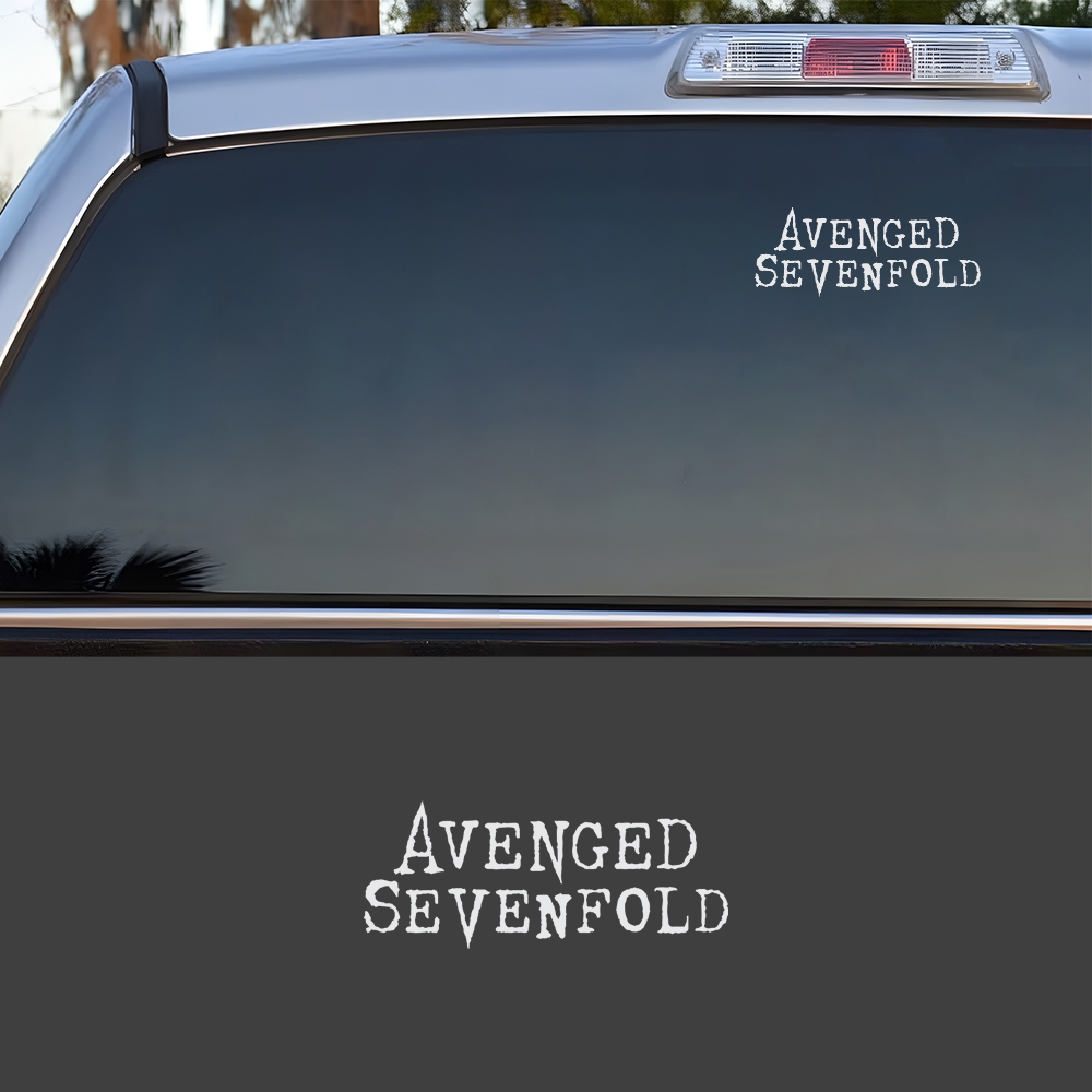 Jual Stiker Kaca Mobil Band Musik Avenged Sevenfold Car Decal Sticker ...