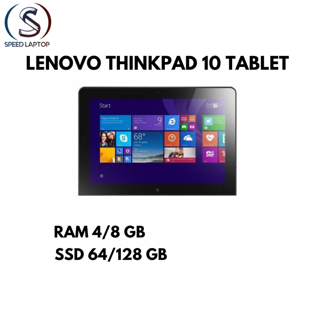 Jual Lenovo ThinkPad 10 Tablet Intel Atom 4/128GB SSD Original ...