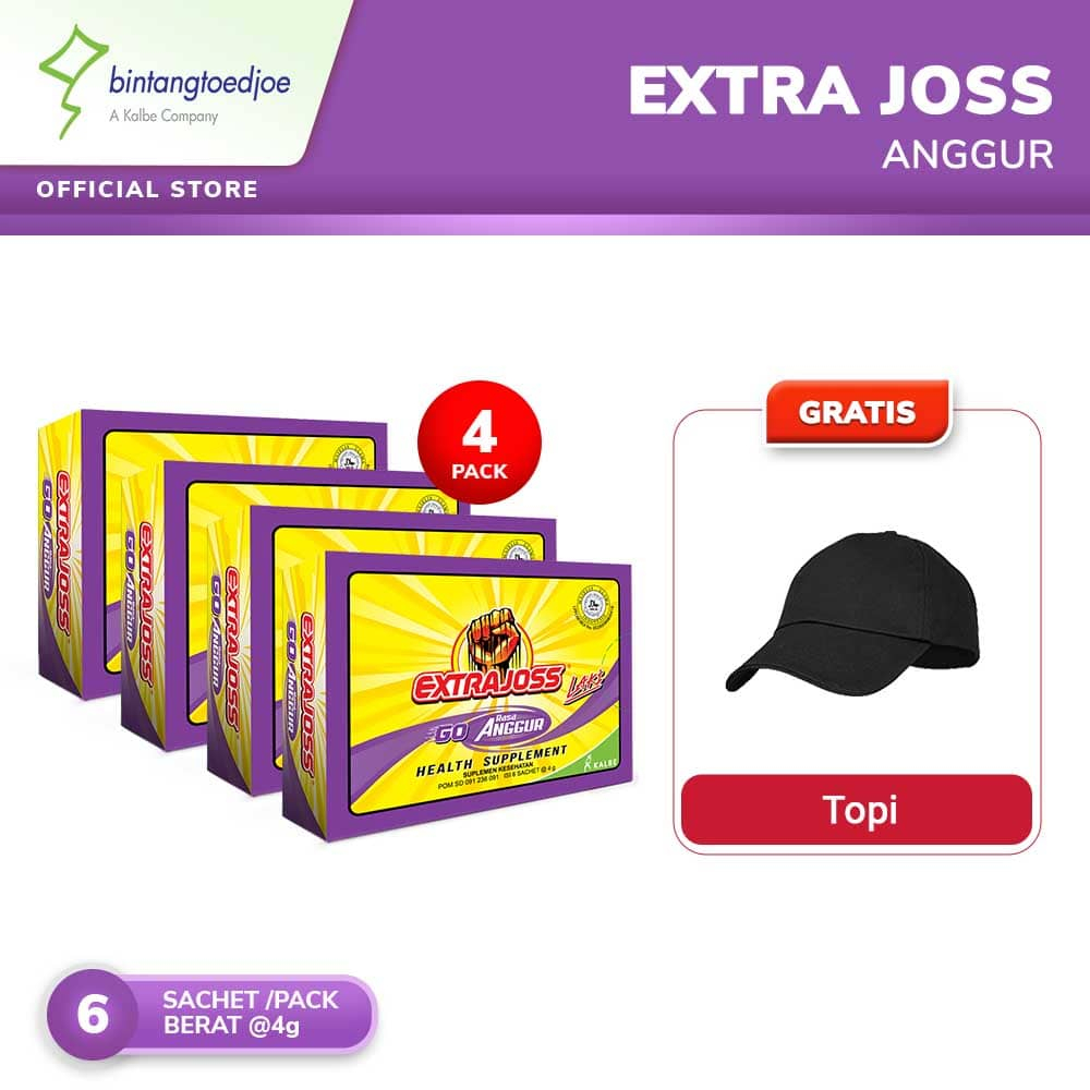 Jual Extra Joss Anggur 4 Pack (24 sachet) | Shopee Indonesia
