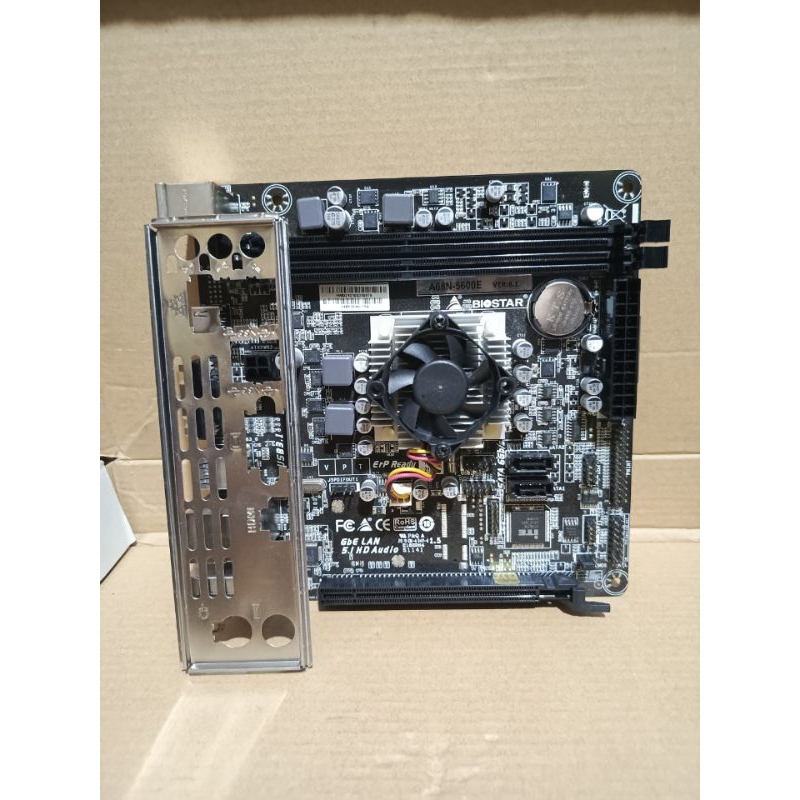 Jual Motherboard Biostar A68N 5600E Processor AMD PRO A4-3350B | Shopee ...