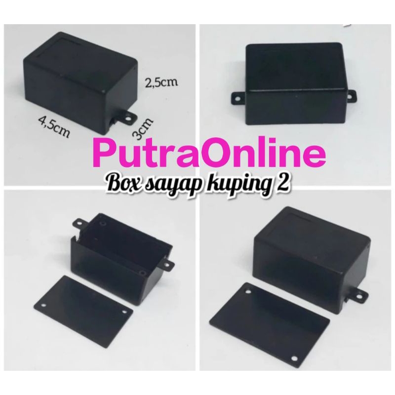 Jual Box 2 kuping + Tutup Box Plastik Box Sayap Box Elektronik | Shopee ...