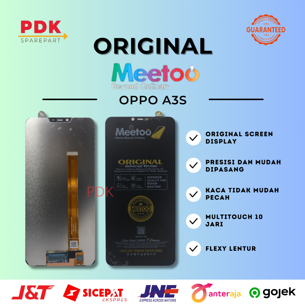 Jual LCD TOUCHSCREEN OPPO A3S AX5 A5 REALME C1 REALME 2 CPH1803 CPH1853 ...