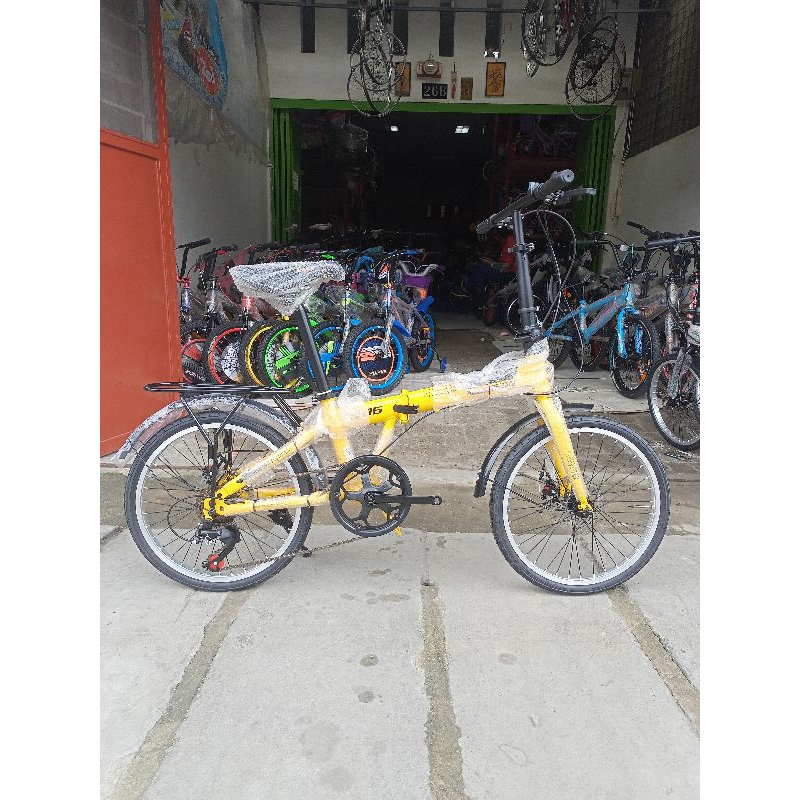 Jual sepeda lipat morison tipe MS 8116 20 inci | Shopee Indonesia