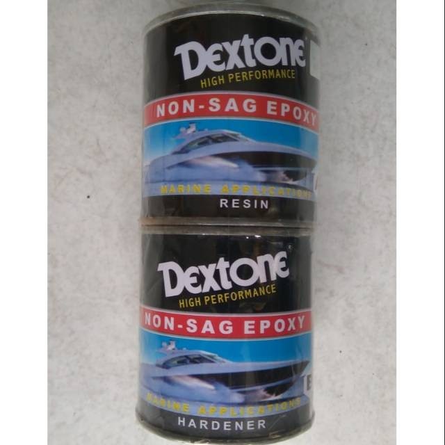 Jual dextone non sag epoxy 2 komponen 400gr Hardener dan Resin 400 gr ...