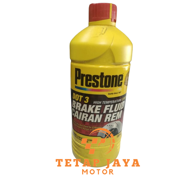 Jual OLI REM PRESTONE DOT 3 MERAH 1 LITER MINYAK CAIR BRAKE FLUID ...