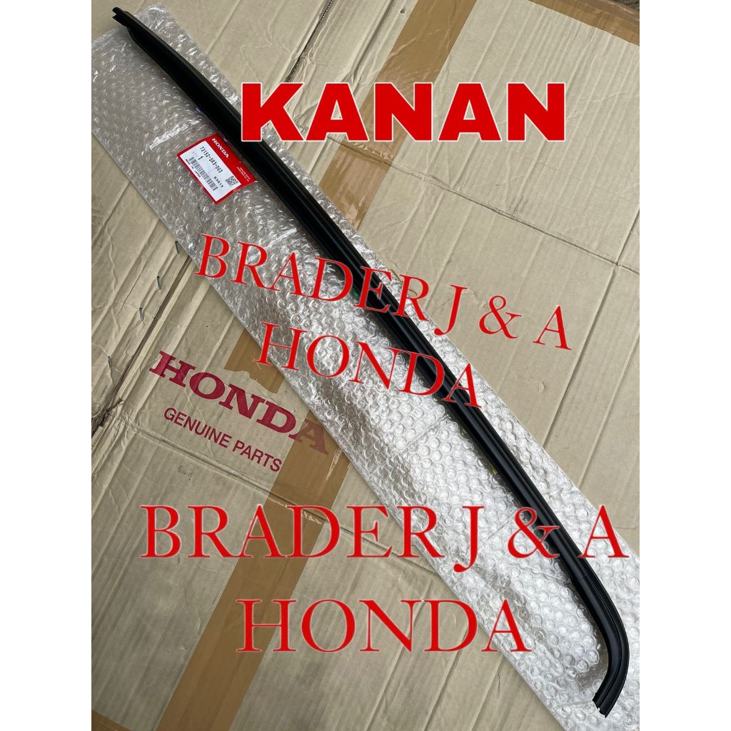 Jual KARET LIST KACA DEPAN SAMPING KANAN KIRI MOLDING ATAS CIVIC GENIO ...