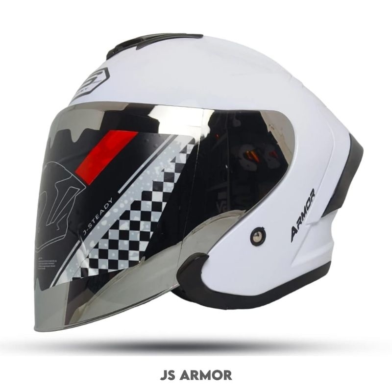 Jual HELM JS ARMOR HELM HALF FACE KAIROZ | Shopee Indonesia