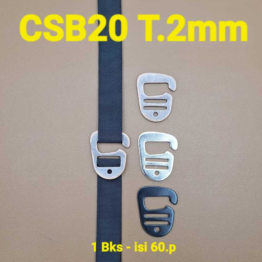 Jual Buckle Besi Lokal - CSB20 ( Cantolan G Besi ) SK1 | Shopee Indonesia