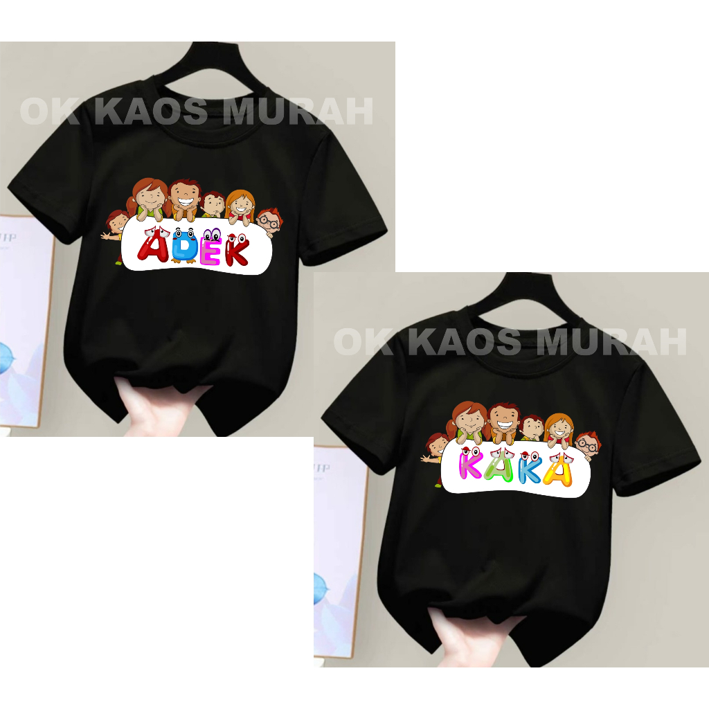 Jual TELLY KAOS ANAK ATASAN GAMBAR ORANG ADEK DTF BARU | Shopee Indonesia