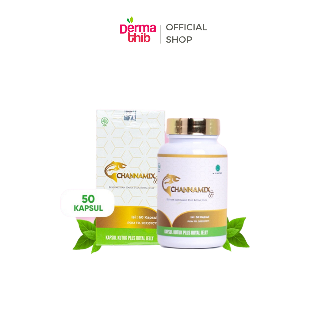 Jual Kapsul Channamix Sari Kutuk Ekstrak Ikan Gabus Royal Jelly ...