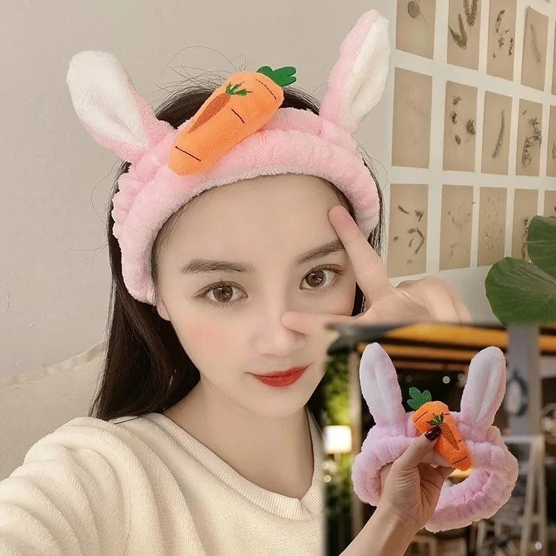 Jual Bandana Facial Headband bando Masker Cuci Muka MakeUp | Shopee ...