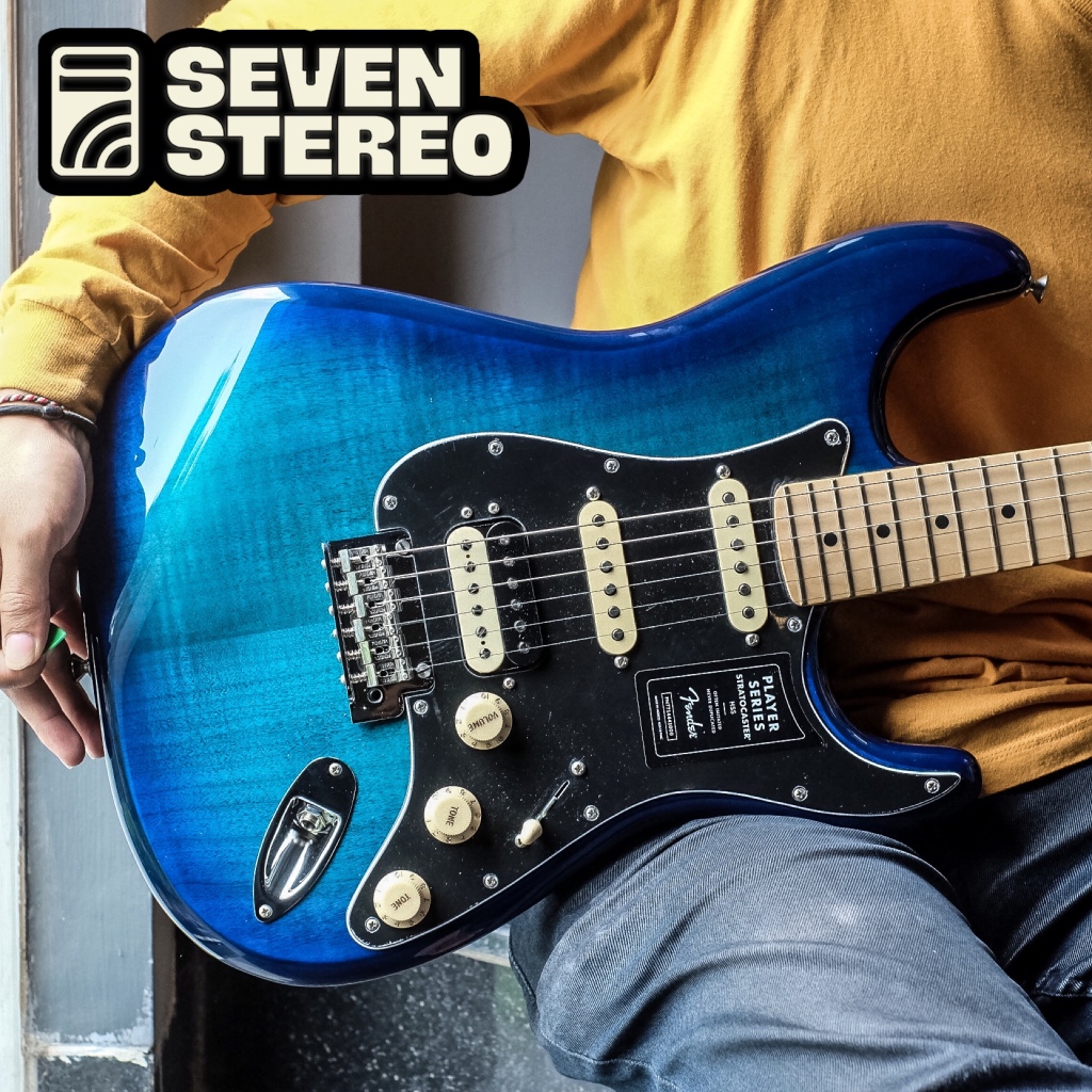 Jual Fender Limited Edition Player HSS Stratocaster Plus Top Blue Burst ...