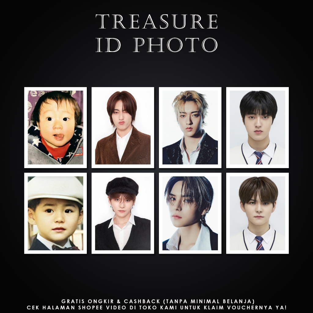 Jual ID PHOTO TREASURE PAS FOTO TREASURE PHOTOCARD TREASURE | Shopee ...