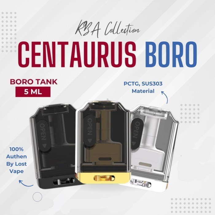 Jual Centaurus Boro RBA Tank Original LostVape | Shopee Indonesia