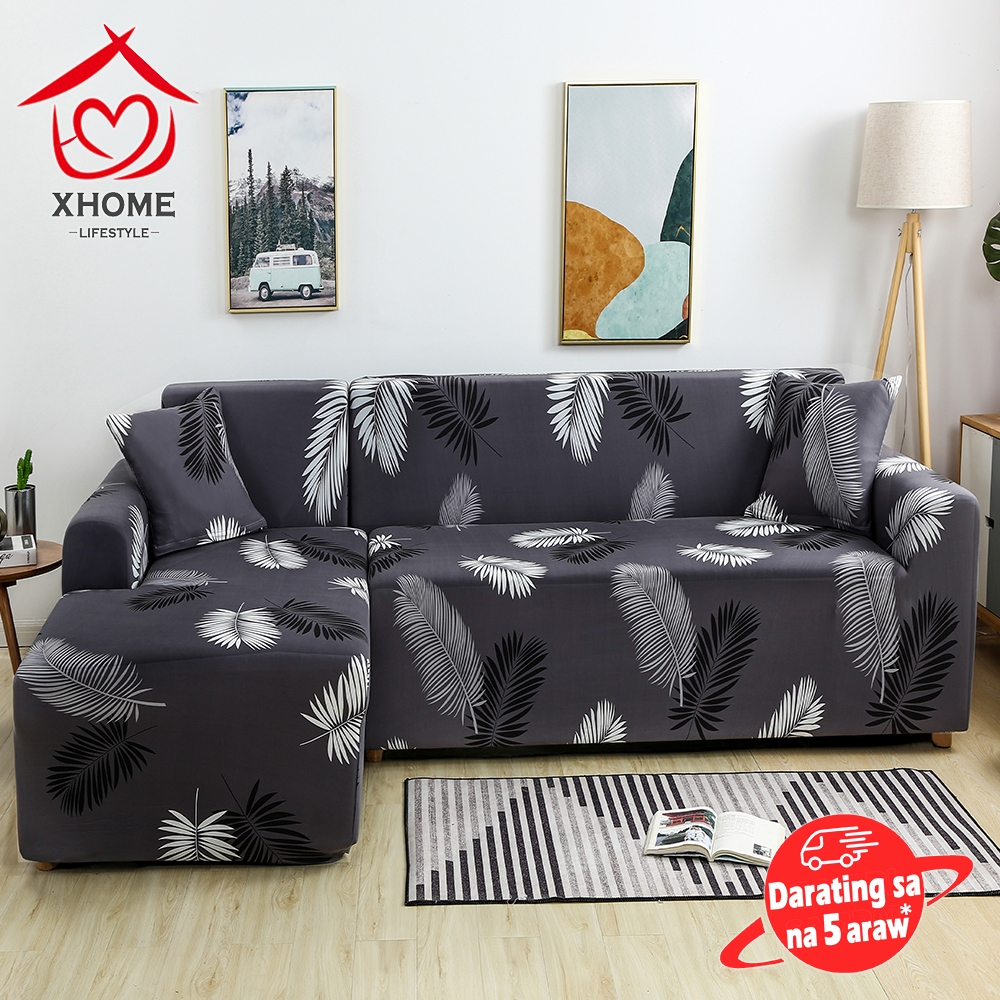 Jual XHOME Cover Sofa Pattern Motif Menarik/ Anti-Selip cover sofa 1/2/3/4 Seater Sarung sofa ...