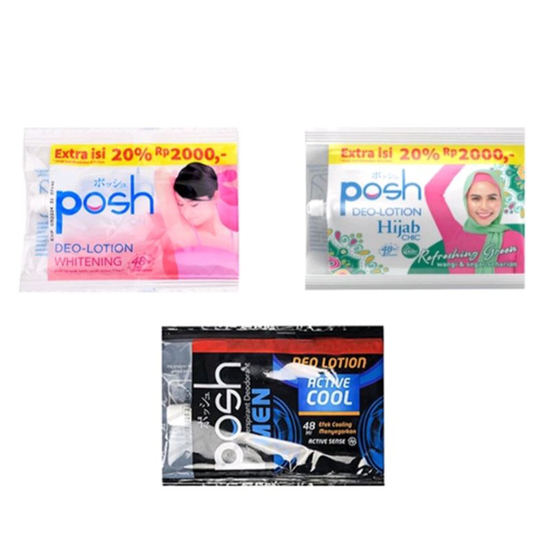 Jual POSH Deo Lotion Sachet (1 PCS) | Shopee Indonesia