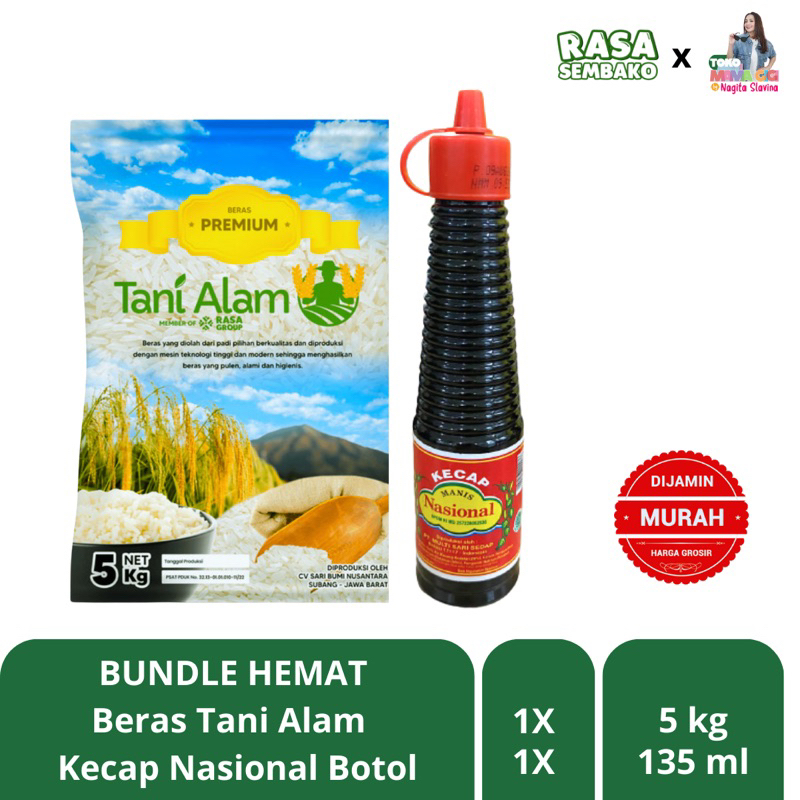 Jual RASA - Beras Premium Tani Alam 5 KG | Shopee Indonesia