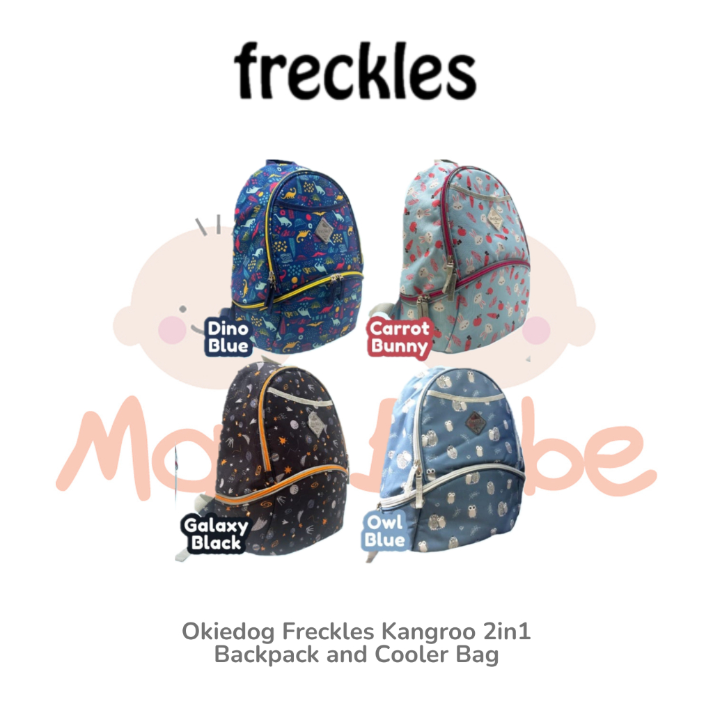 Jual Okiedog Freckles Kangaroo 2in1 Backpack and Cooler Bag Tas Ransel ...