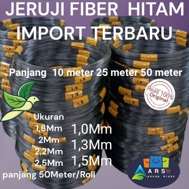 Jual JERUJI FIBER IMFOR TERBARU UKURAN 1MM 1,3MM 1,5MM 1,8MM 2,0MM 2 ...