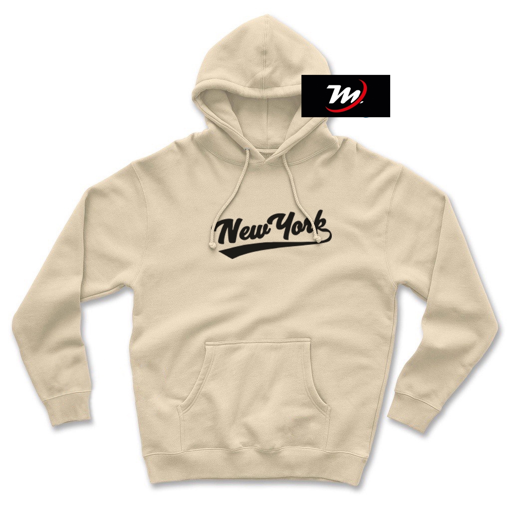 Jual Jaket Hoodie New York Sambung Basic Oversize Fleece Tebal Premium ...