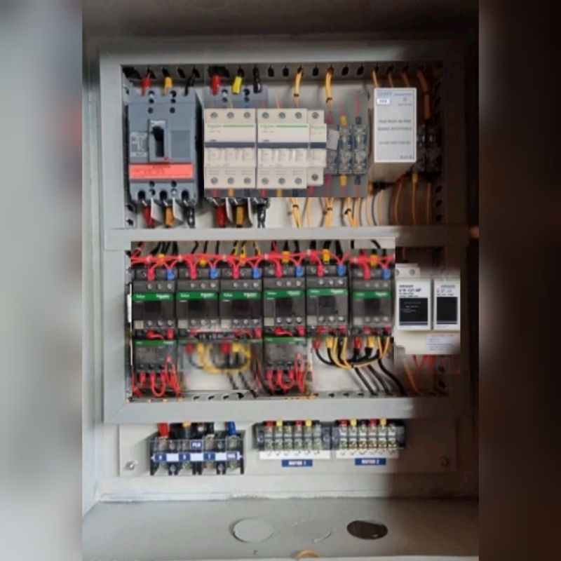 Jual panel pompa transfer, 2 motor 4kw Star delta, 1 Wlc, | Shopee ...