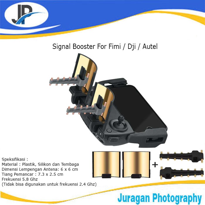 Jual SIGNAL BOOSTER / PENGUAT SIGNAL REMOTE FOR FIMI / DJI / AUTEL DLL ...