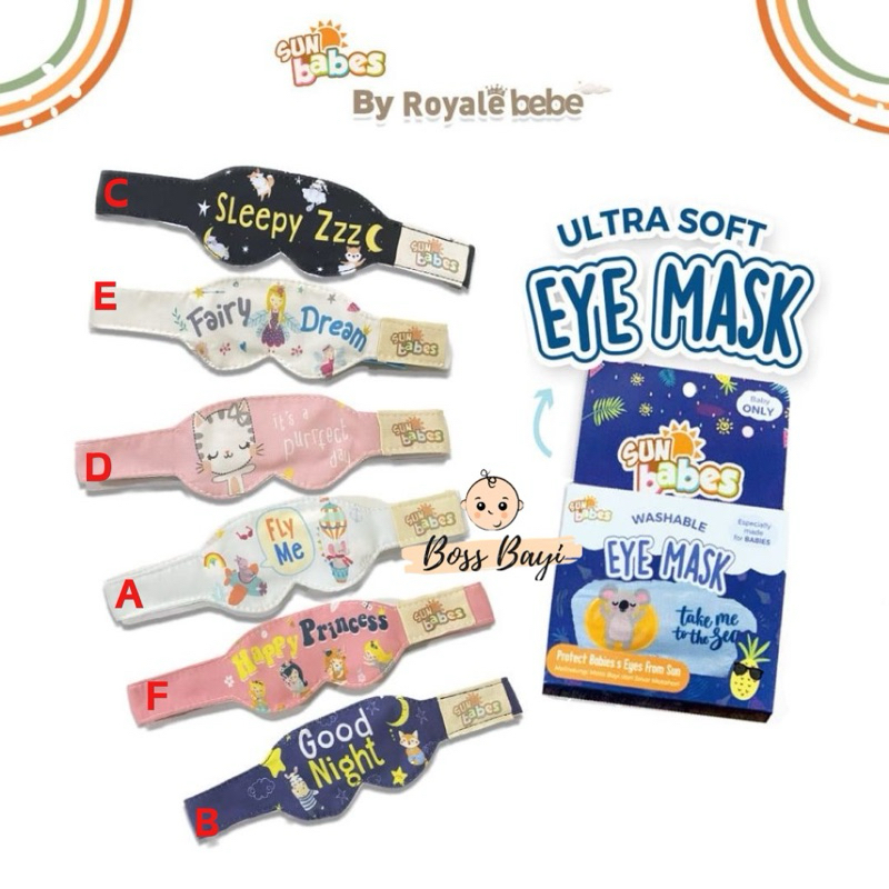 Jual SUN BABES Ultra Soft Eye Mask Kacamata Kain Jemur Pelindung Mata ...