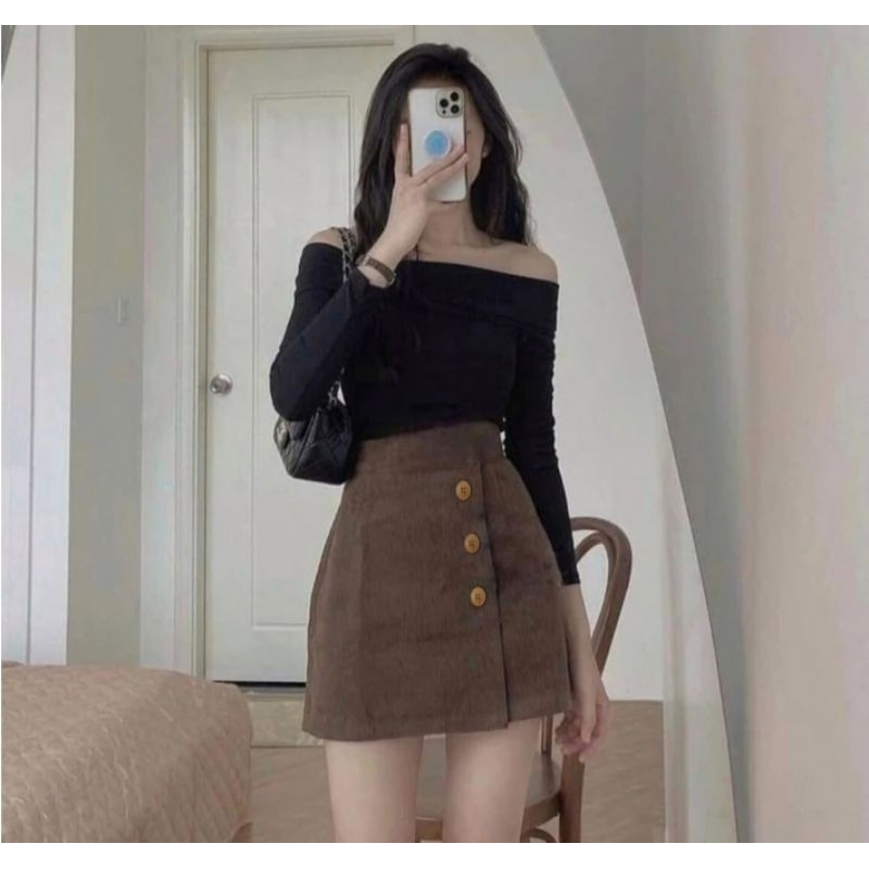 Jual rok celana pendek wanita santai - hotpants skort - rok pendek ...