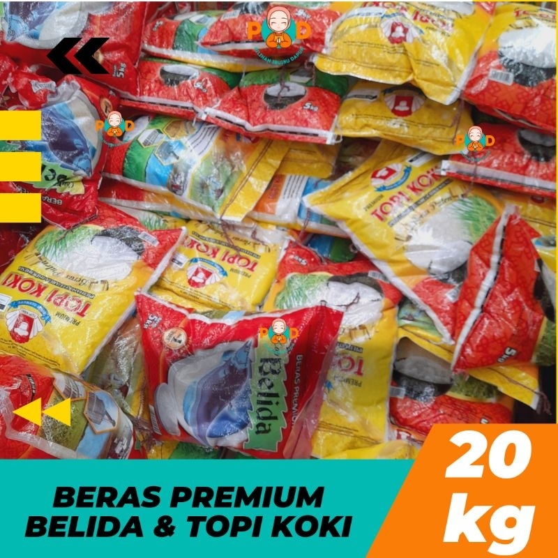 Jual BERAS BELIDA 20KG PERA PREMIUM - SEMBAKO | Shopee Indonesia