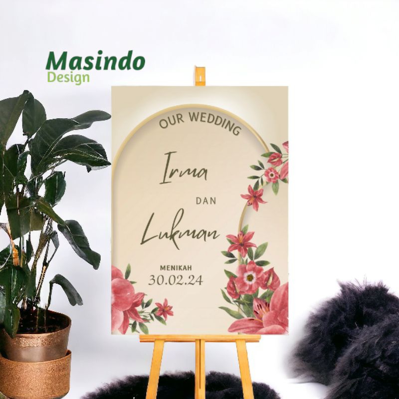 Jual Welcome Signin vinyl, Papan Ucapan Selamat Datang, Papan Ucapan ...