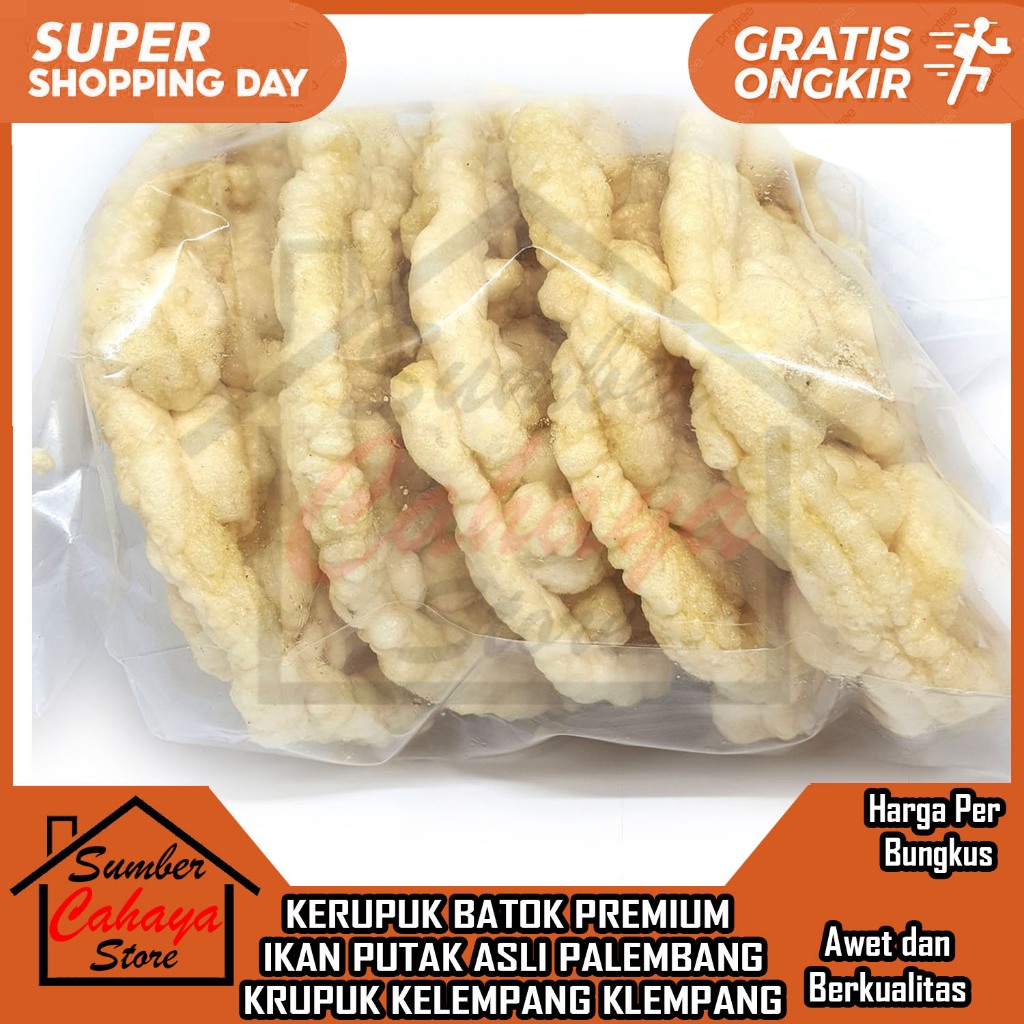 Jual Kerupuk Batok Premium Ikan Putak Asli Palembang Per Bungkus Krupuk ...