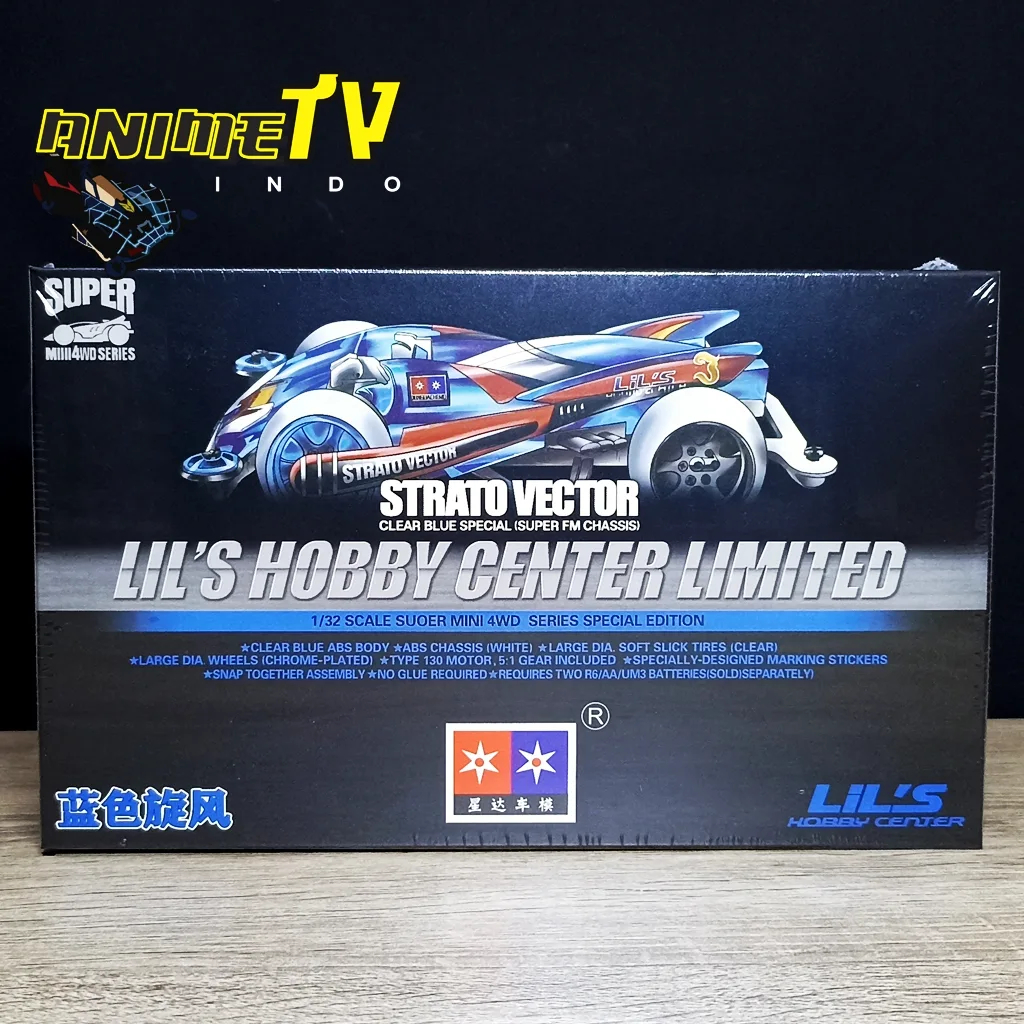 Jual Rep Tamiya Mini 4wd Strato Vector Lils Hobby Merk Daxing Super FM ...