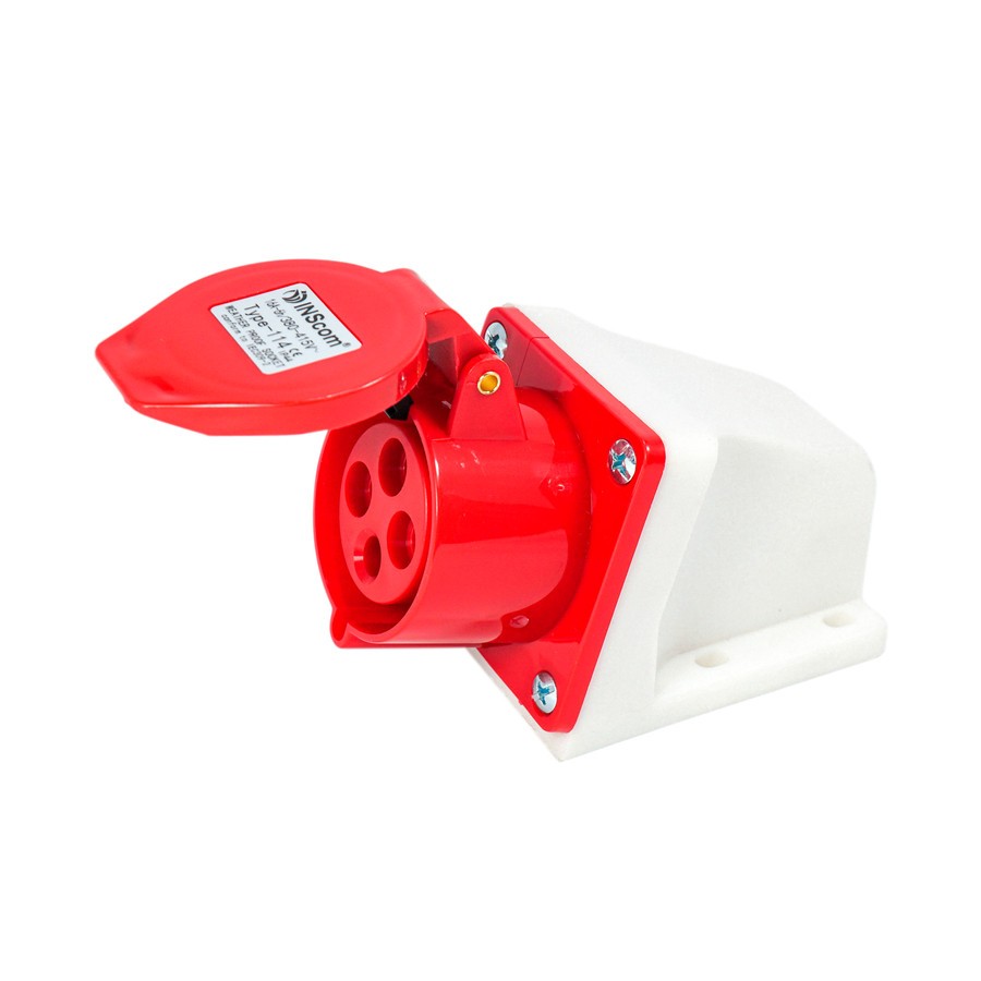 Jual SOCKET SURFACE MOUNTING 4 PIN 16A SOKET PLUG STOP KONTAK INDUSTRI 114 | Shopee Indonesia