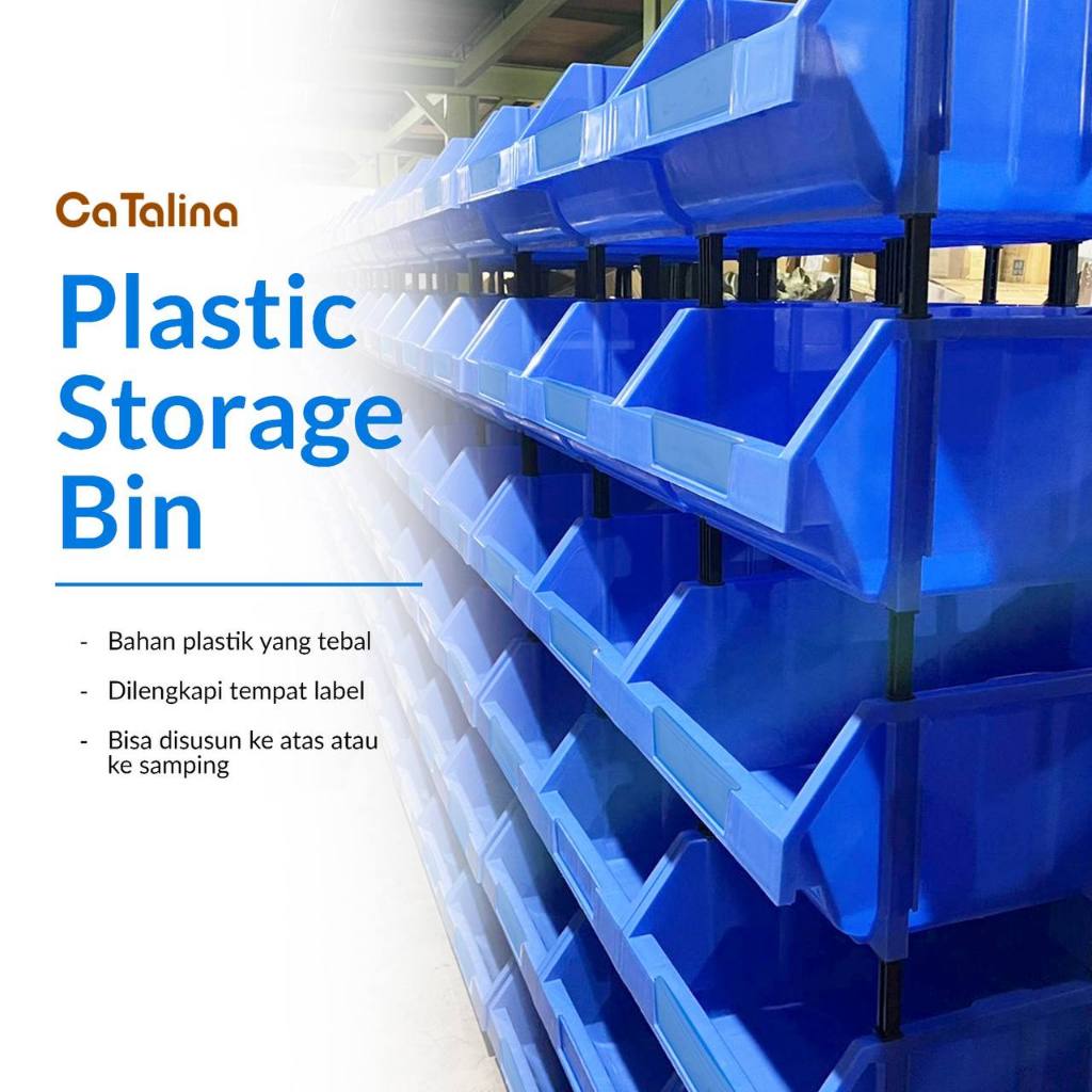 Jual Kotak Bin Organiser Storage Container Thickened Part Box Rak ...