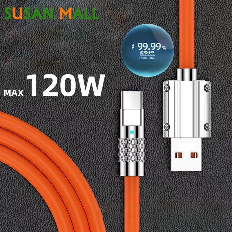 Jual 120W kabel Data Fast Charging Super Charger Ip Type c To Tipe C PD ...