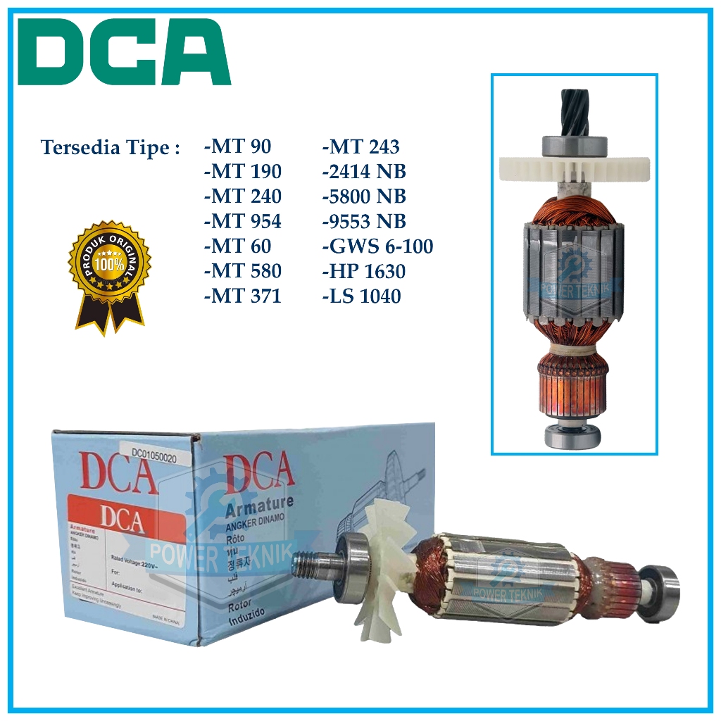 Jual DCA Armature / Angker Motor Dinamo Mesin Semua Tipe Makita Maktec ...