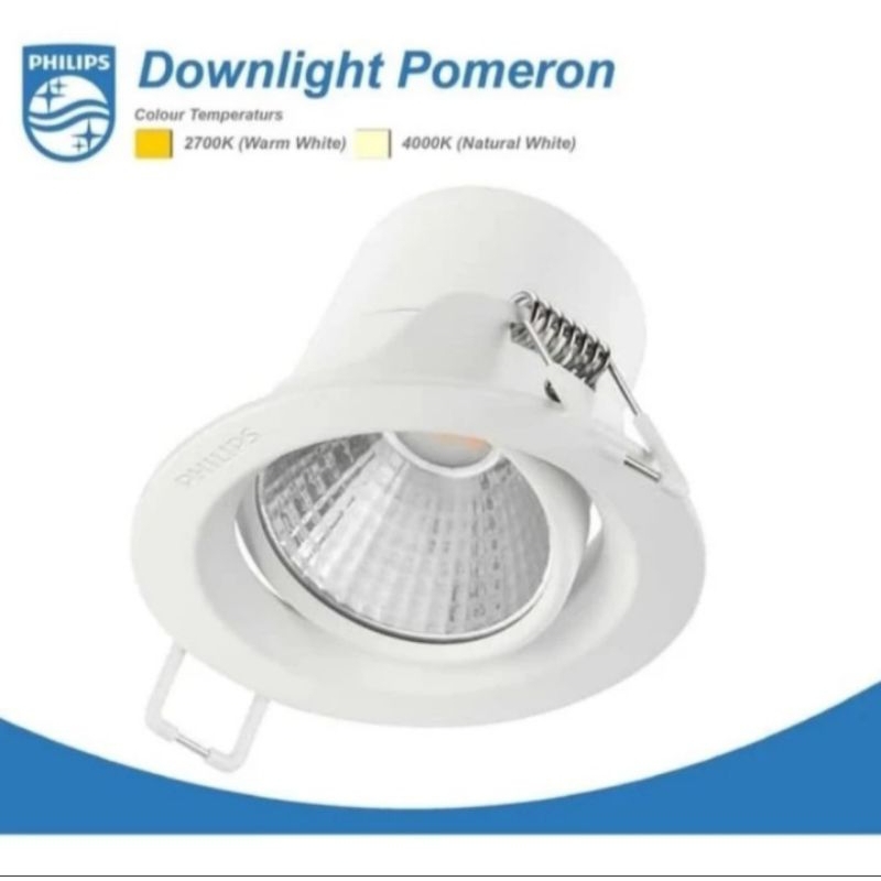 Jual PHILIPS Pomeron 7 Watt 2700K 4000K LED Spot / Downlight LED ...