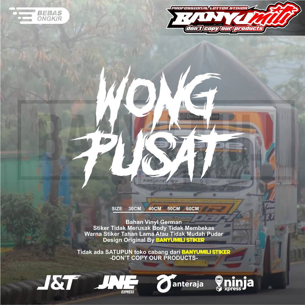Jual Stiker kaca wong pusat cutting variasi kaca mobil pickup truk ...
