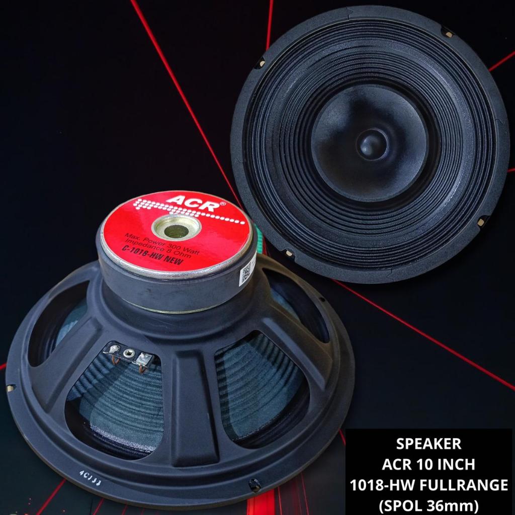 Jual Speaker ACR 10 Inch 1018 HW Fullrange 1018HW Full Range | Shopee ...