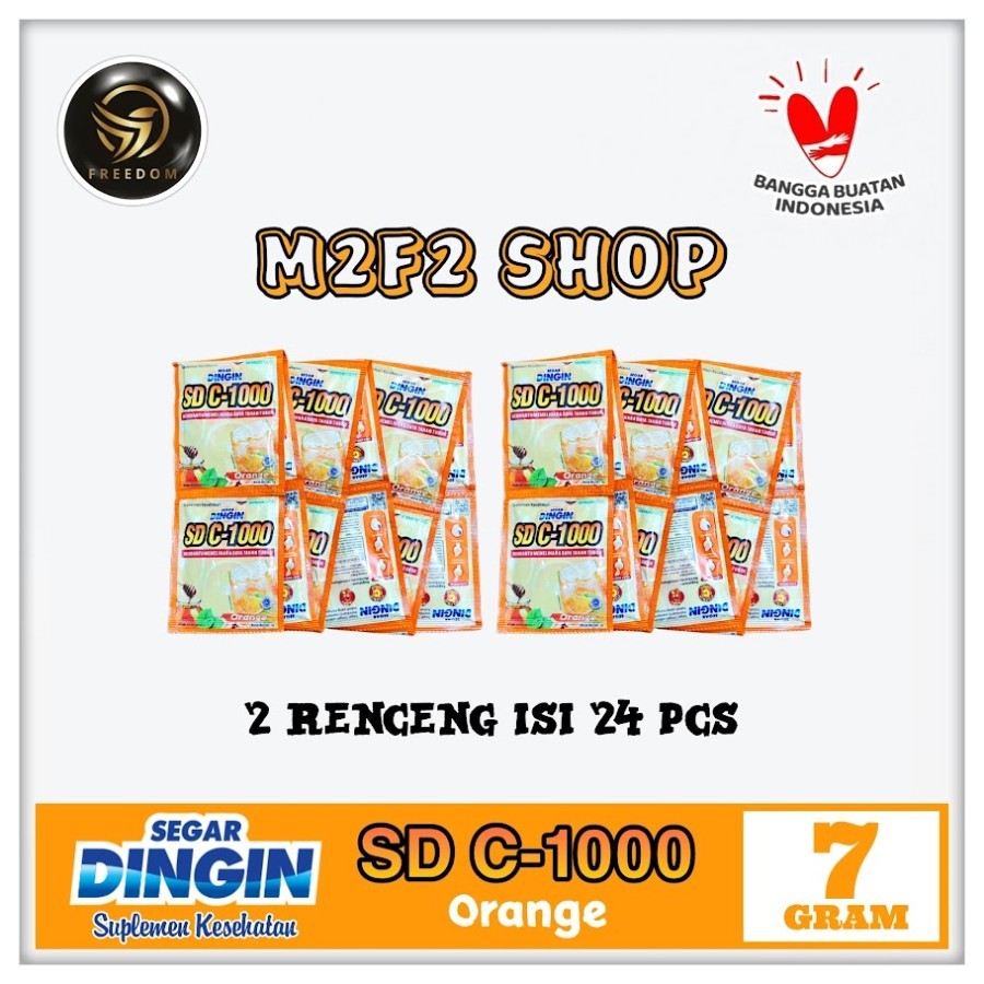 Jual Segar Dingin SD C-1000 Jeruk Orange Suplemen Makanan Sachet - 7 gr ...