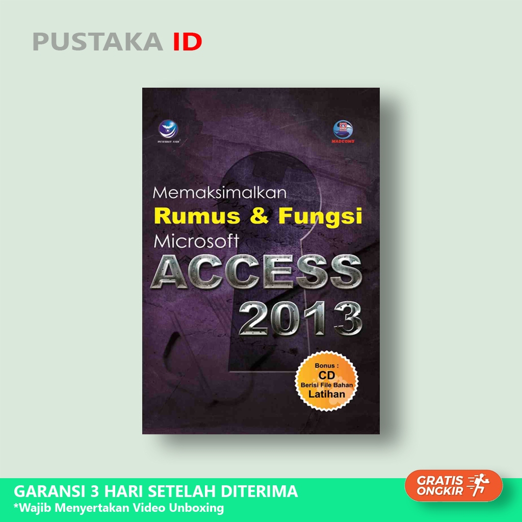 Jual Buku Memaksimalkan Rumus dan Fungsi Microsoft Access 2013 + cd - Original | Shopee Indonesia
