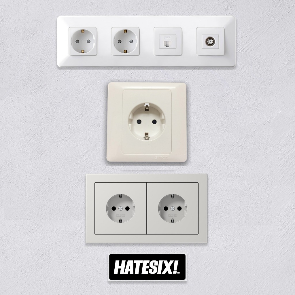 Jual Sticker Decal Colokan Terminal Listrik Prank Hatesix | Shopee ...