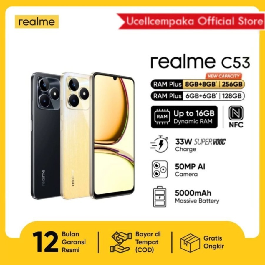 Jual Realme C53 8GB/256GB - Garansi Resmi | Shopee Indonesia