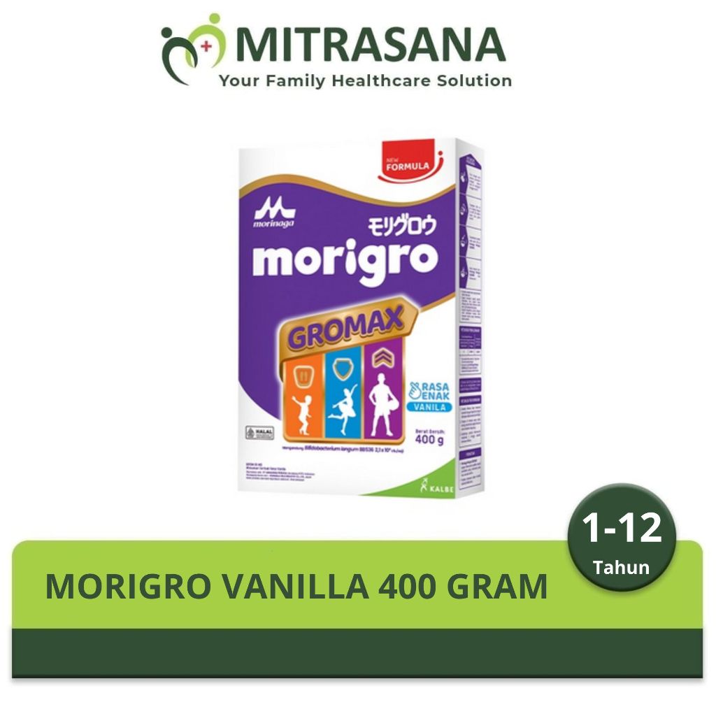 Jual Morigro Powder Vanilla 400 Gram - Susu Pertumbuhan Usia 1-12 Tahun ...