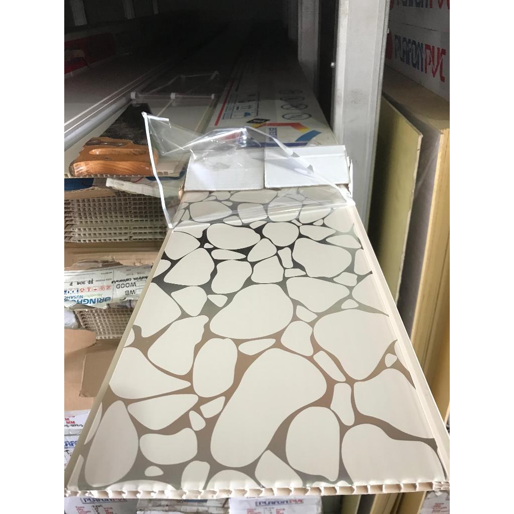 Jual Plafon PVC Putih Polos Putih Nat Harga Per Lembar Awet Berkualitas ...