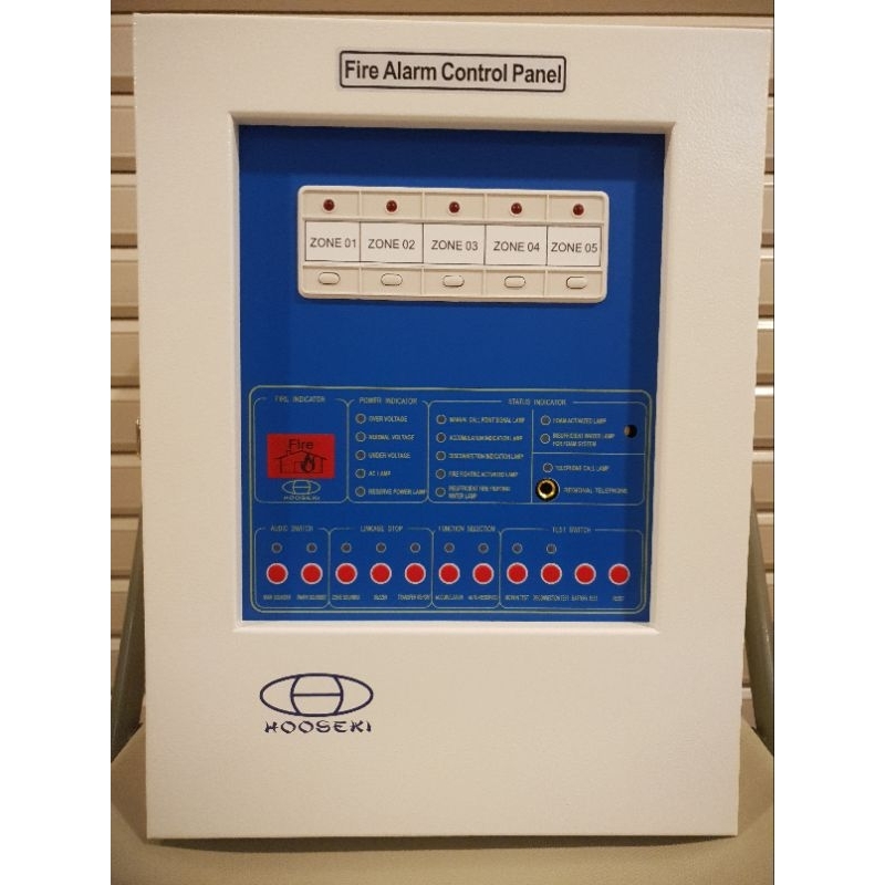 Jual Fire Alarm EMERGENCY control panel Hooseki 5 zone | Shopee Indonesia
